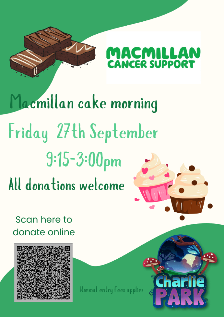 Macmillan Cake Morning - Charlie Park